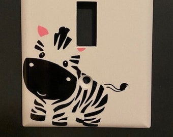 Zebra Light Switch Cover - Etsy