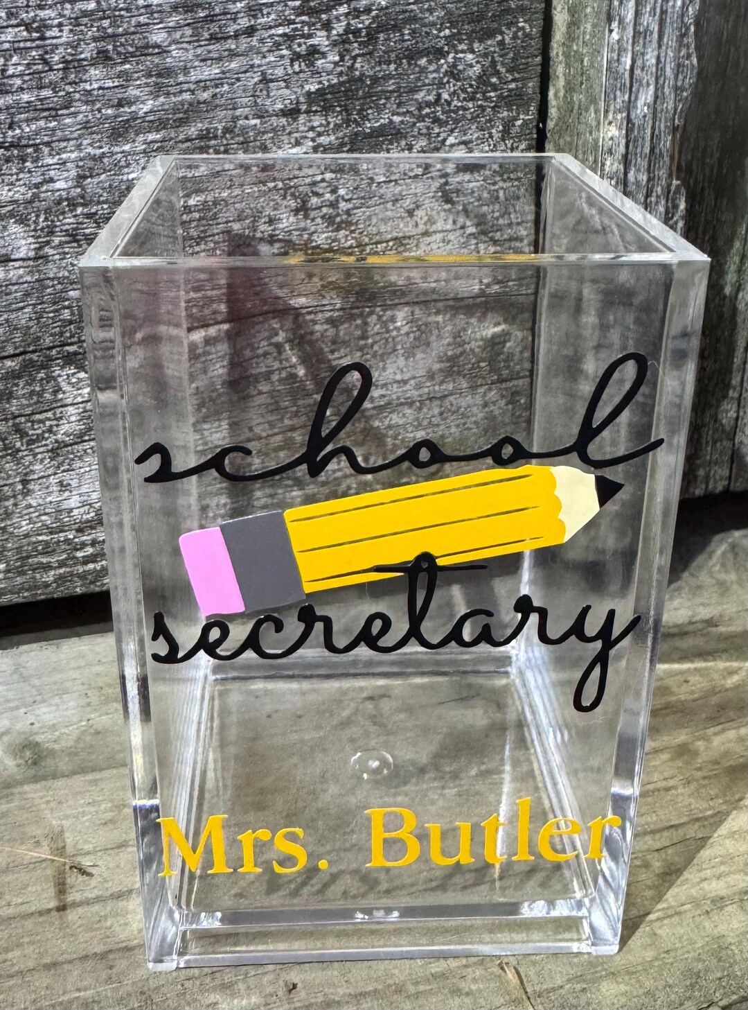 School Secretary Pen Holder Administrative Assistant Gift Admin ...