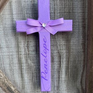 Cross Baptism Cross Nursery Decor Baby Girl Baptism Gift Wooden Cross ...