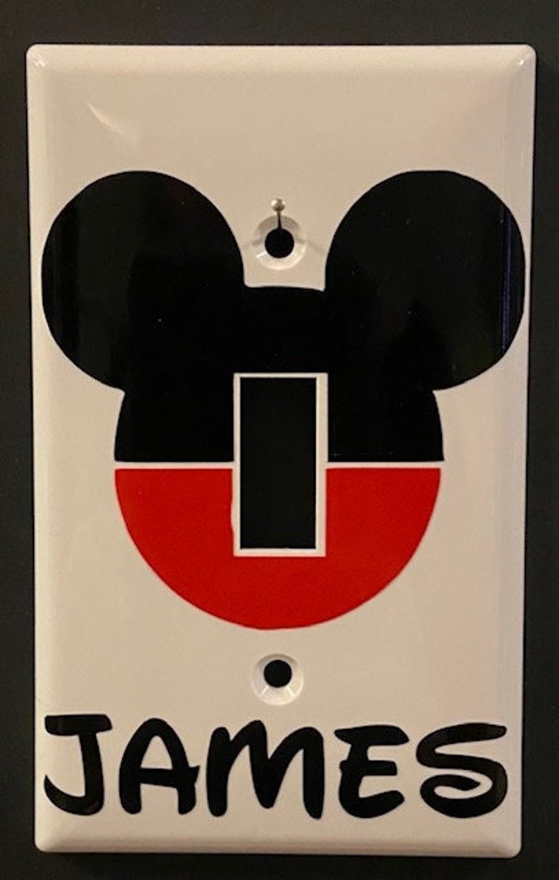 Mickey Mouse Light Switch Cover | Etsy