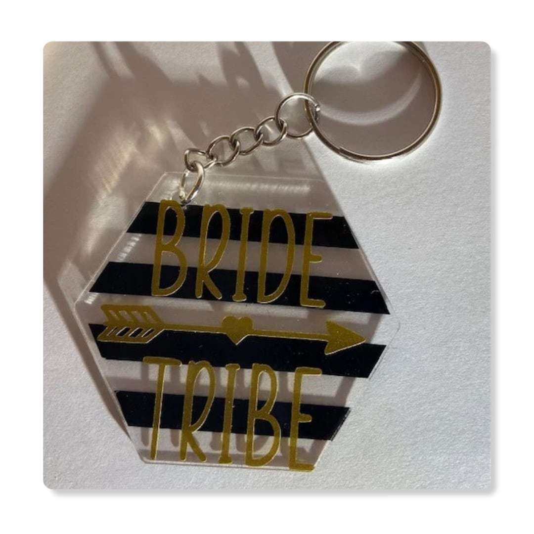 Bride Tribe Keychain - Bride Tribe Gift - Bridesmaid Gift ...