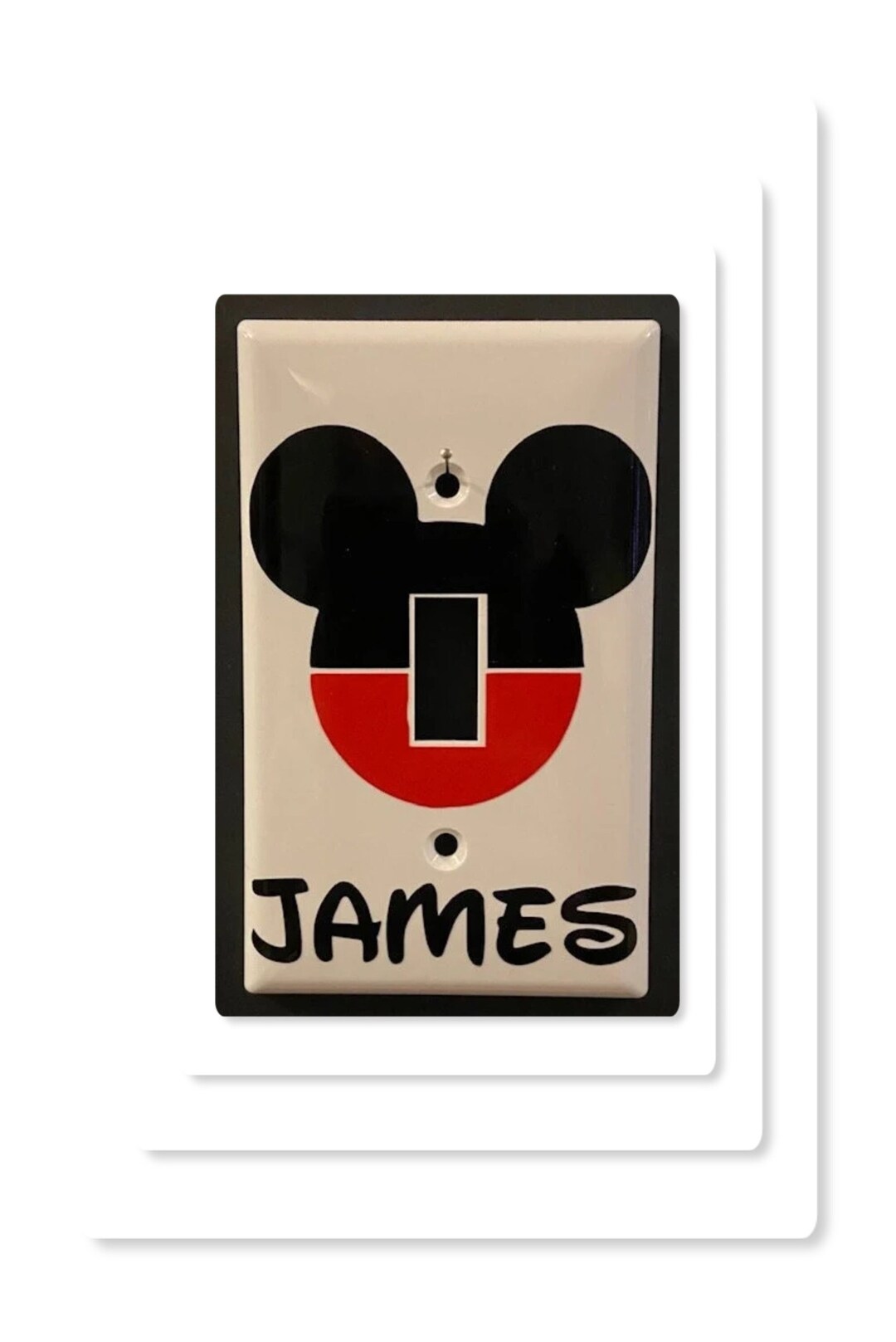 Mickey Mouse Light Switch Cover - Personalized Light Switch Cover ...