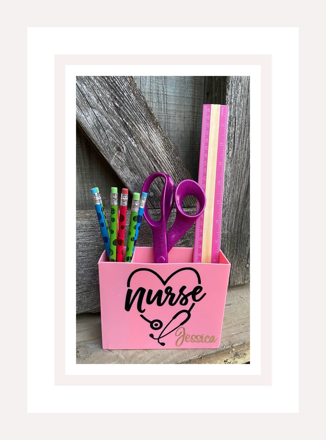 Nurse Organizer Pencil Holder Doctor Office Organizer Nurse Gift Nurse ...