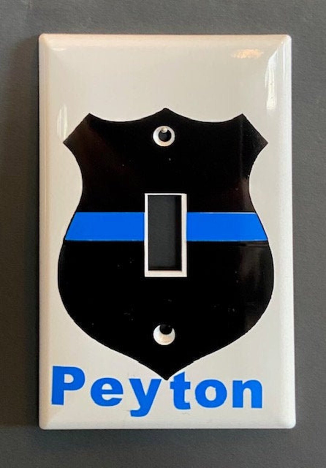 Police Light Switch Cover - Etsy