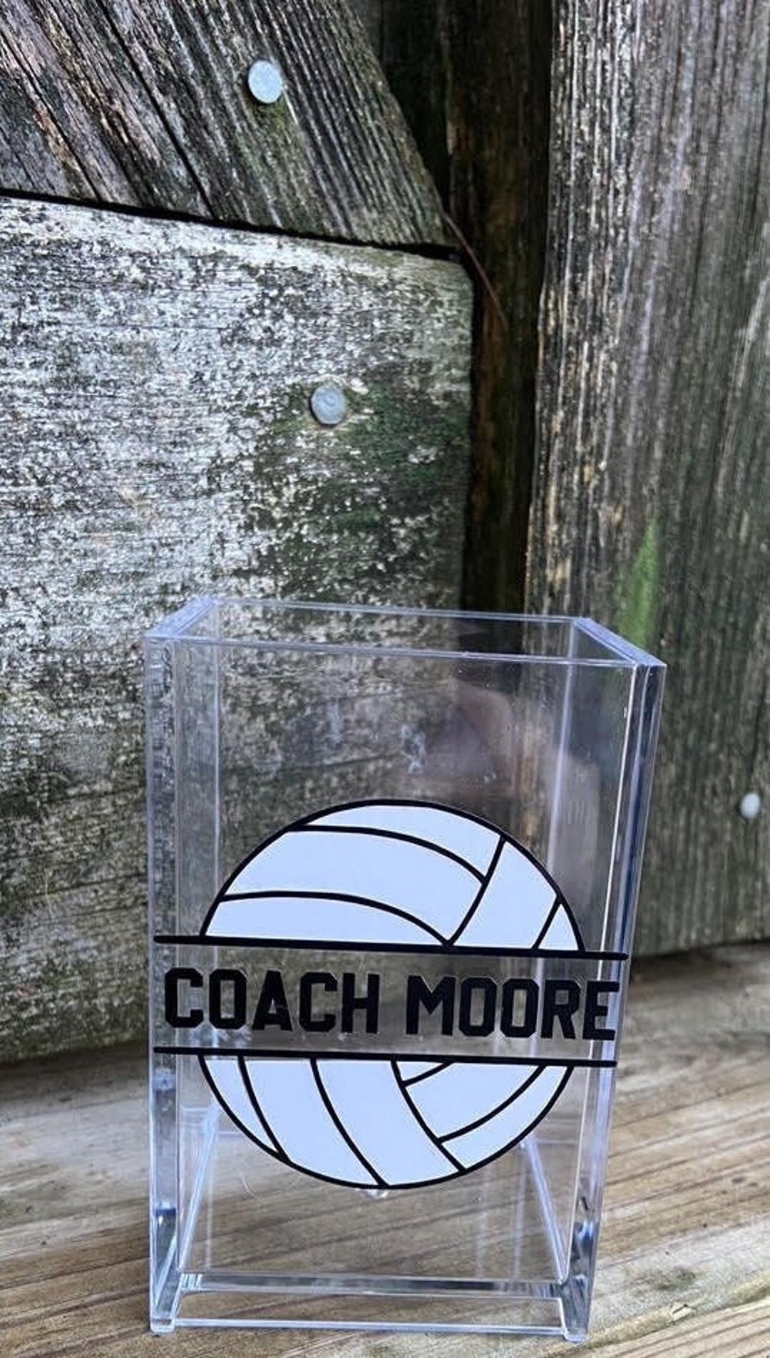 Volleyball Coach Pen Holder Volleyball Pen Holder Personalized ...