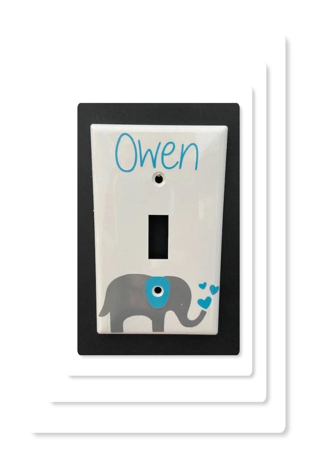 Elephant Light Switch Cover - Personalized Light Switch Cover ...