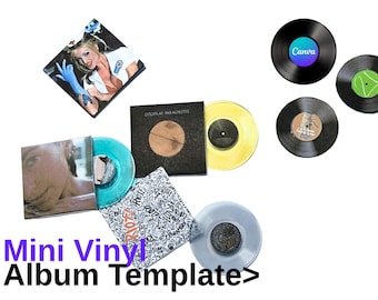 Miniature Vinyl Record Player Turntable Figure - Dollhouse Miniature ...