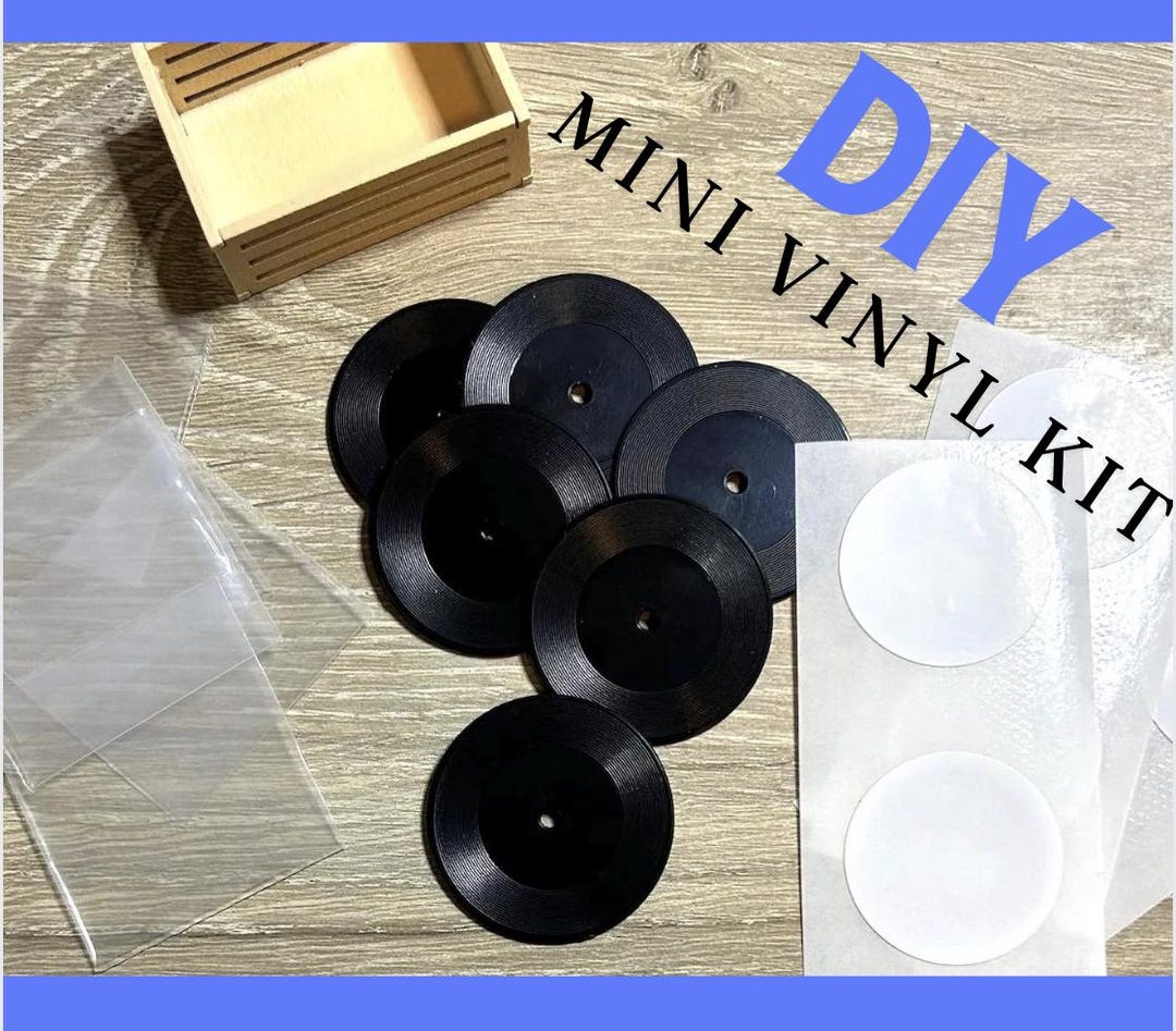 Create Your Own Miniature Vinyl Record Album Kit - Tap to Play! 1:12 ...