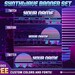 Synthwave Banners Set for Twitch, Youtube, and Twitter - Etsy