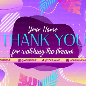 Summer Vibes Stream Overlay Set for Twitch, Kick and Youtube - Etsy