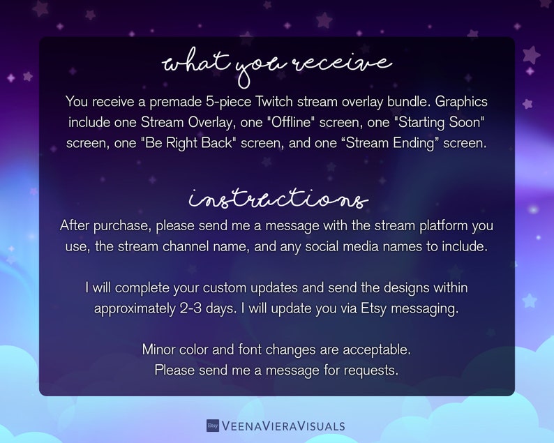 Aurora Magic Stream Overlay Set for Twitch and Youtube - Etsy