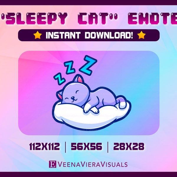 Sleepy Cat - Etsy