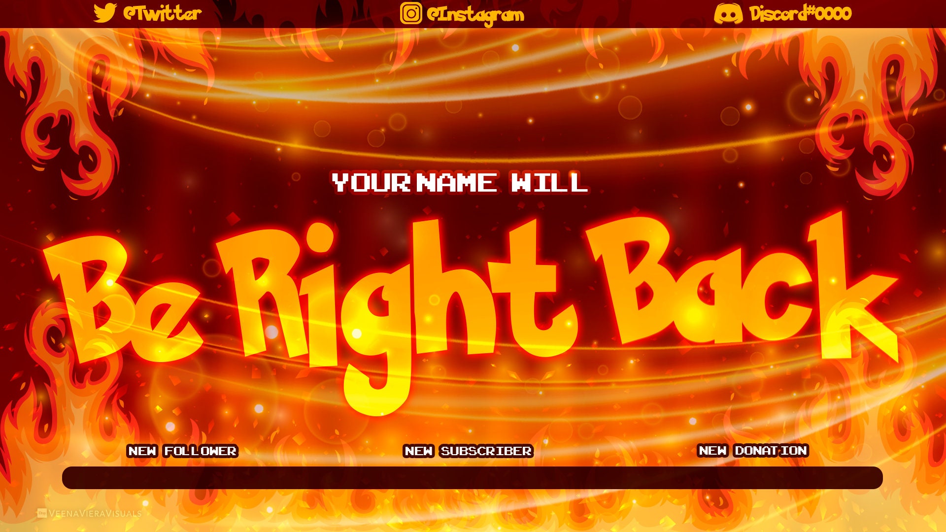 Fire Pokemon Theme Stream Overlay Set / Twitch Facebook y - Etsy México