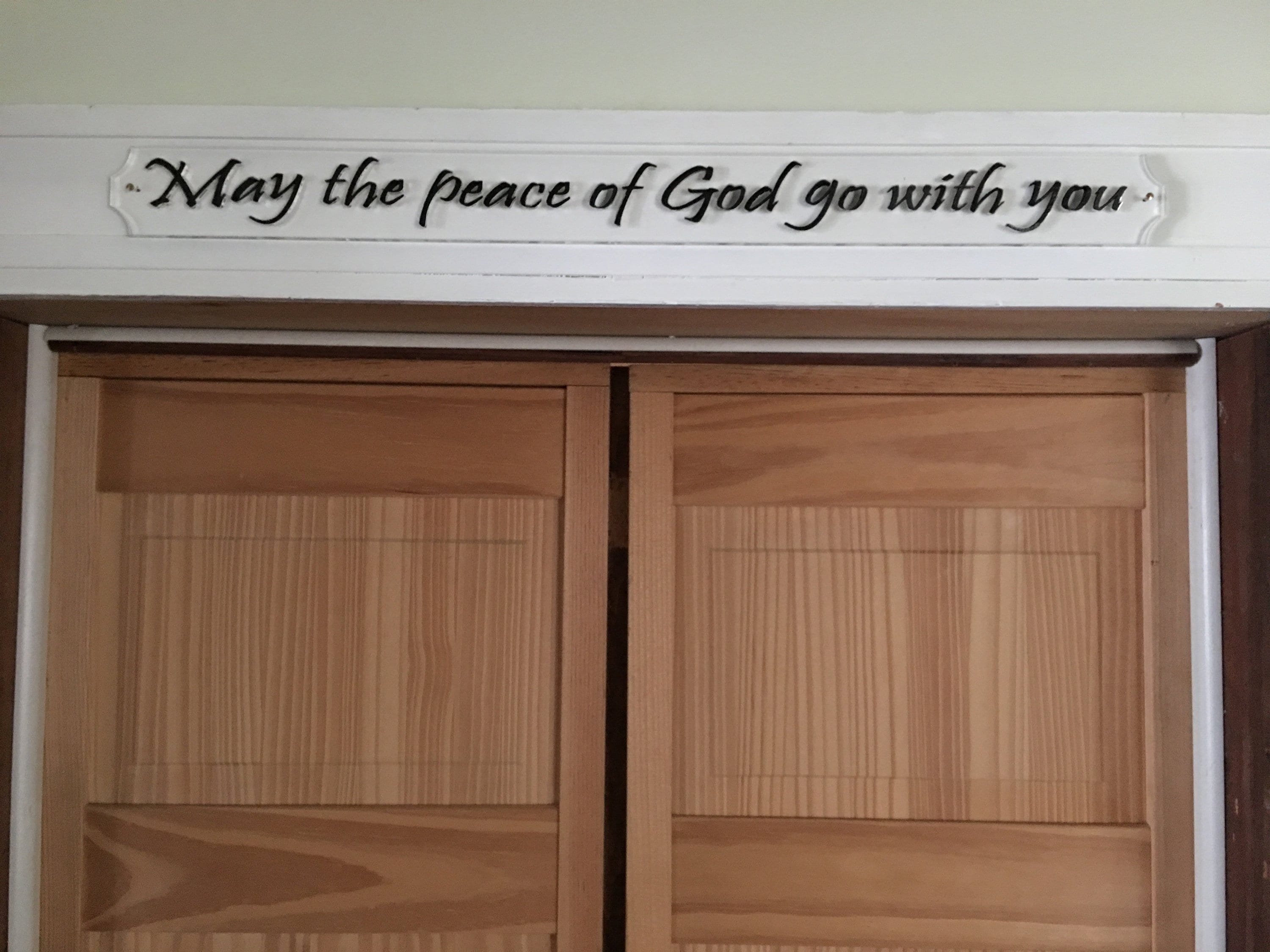 May the Peace of God Go With You - Etsy