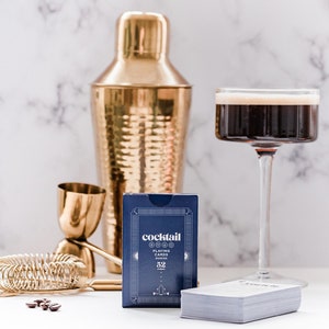 Cocktail Playing Cards | Cocktail Recipe Cards | Drinking Card Deck ...