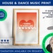 Fisher 'take It Off' Lyrics Print | House Music Decor for Dance Lovers ...