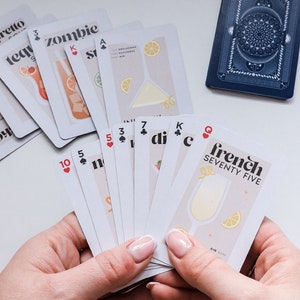 Cocktail Playing Cards | Cocktail Recipe Cards | Drinking Card Deck ...