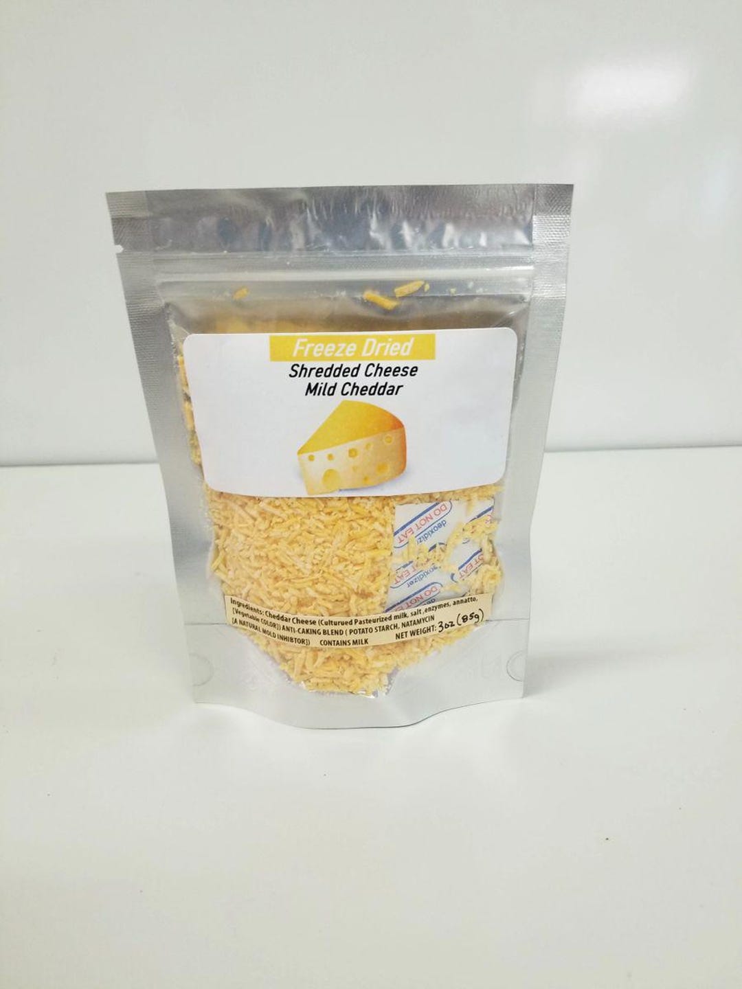 Freeze Dried Shredded Mild Cheddar Cheese - Etsy