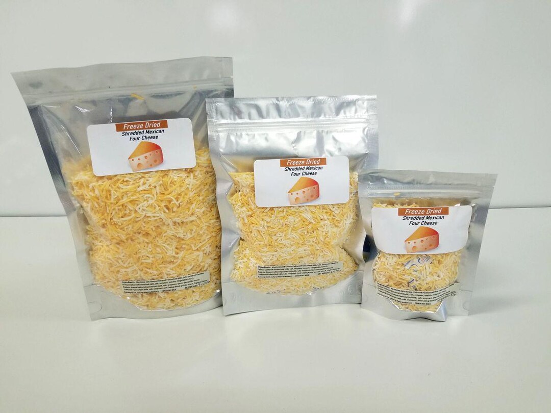 Freeze Dried Shredded Mexican Four Cheese - Etsy
