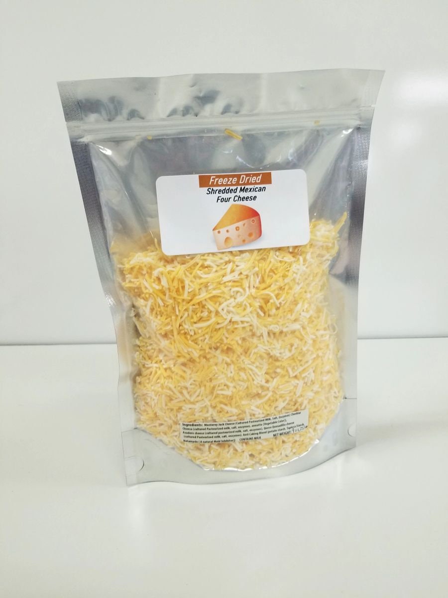 Freeze Dried Shredded Mexican Four Cheese - Etsy