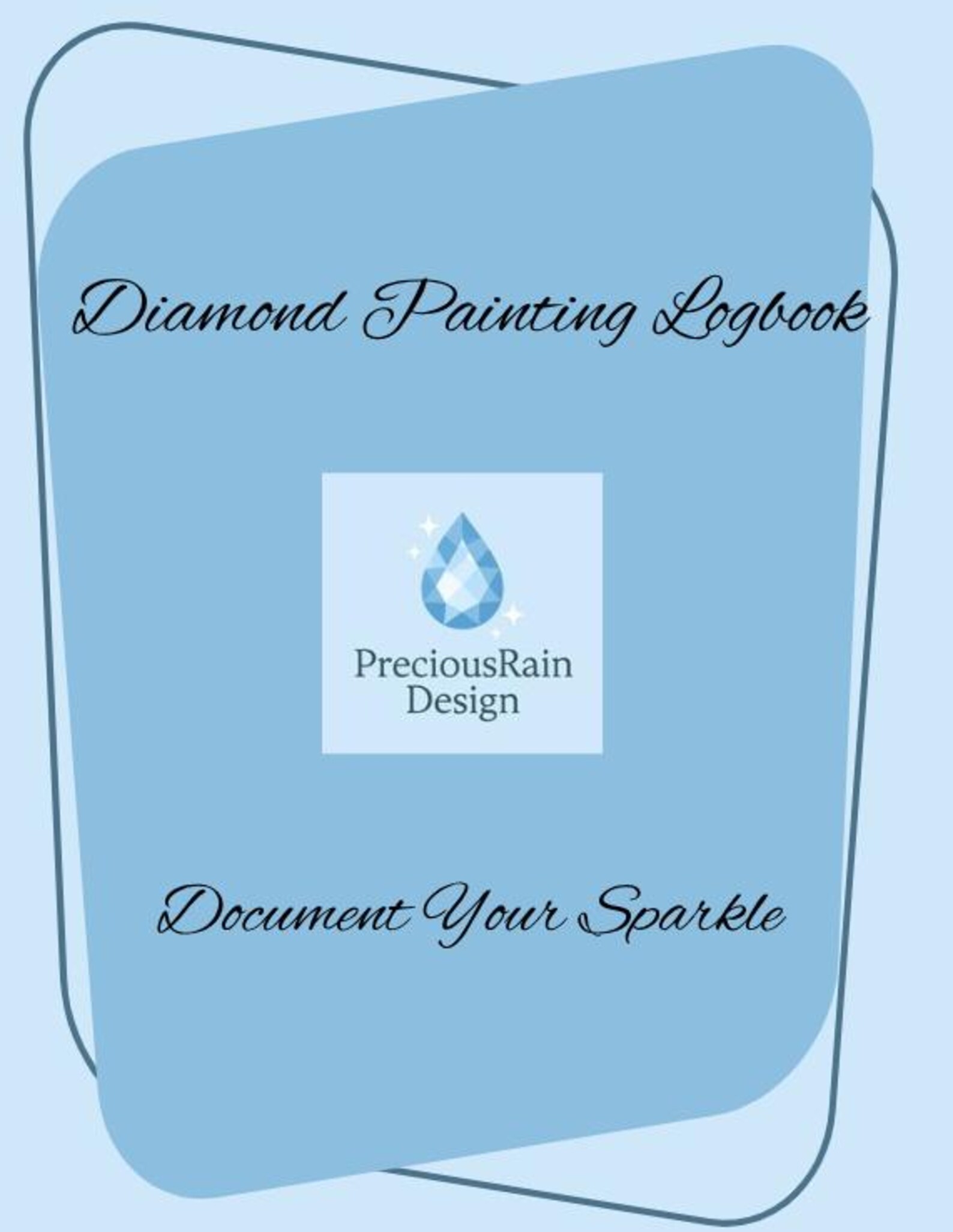 Printable Diamond Painting Logbook | Diamond Art Tracker for Women ...