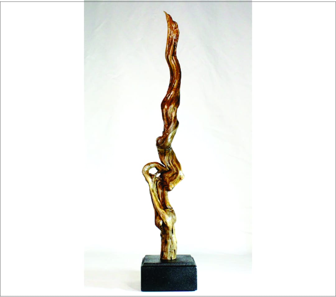 22040 Natural Wood Sculpture, Forest Sculpture, Driftwood Sculpture ...