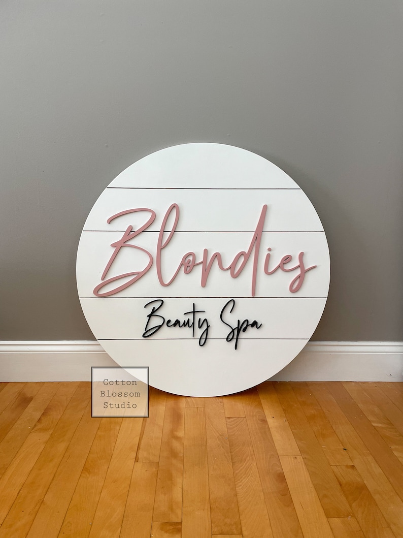 Custom Business Sign Custom Wood Business Sign Small - Etsy