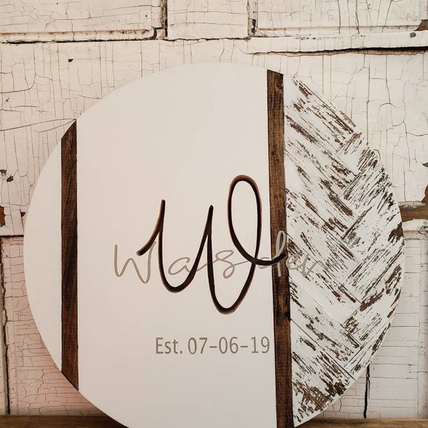 Olivia Sign Round - Etsy