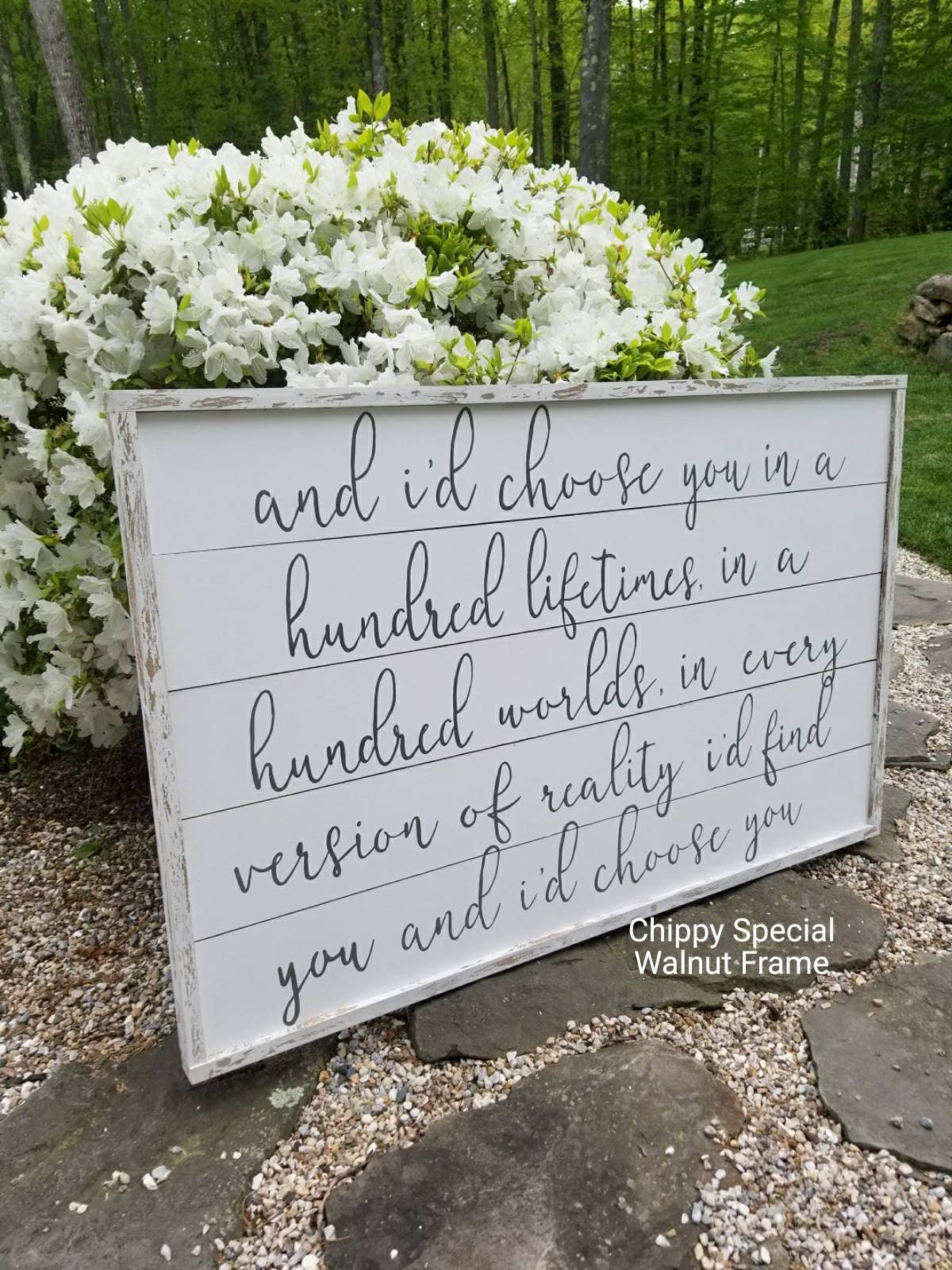 I'd choose you wood sign And I'd choose you in a | Etsy