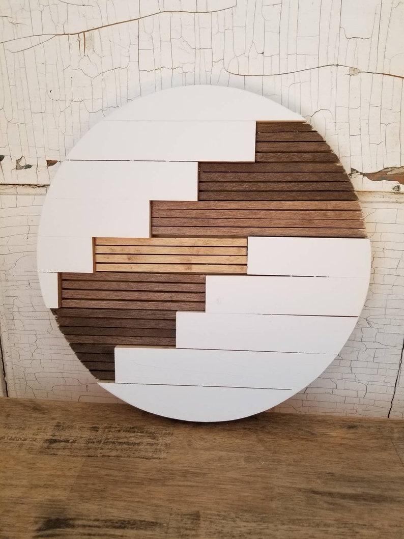 Ombre Monogram Round Boho Wall Decor Monogram Family Sign | Etsy