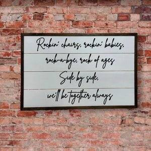 Rockin Years Dolly Parton Lyric Sign - Custom Song Lyrics Wood Sign ...