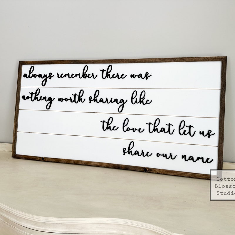 Love Quote Sign - Etsy