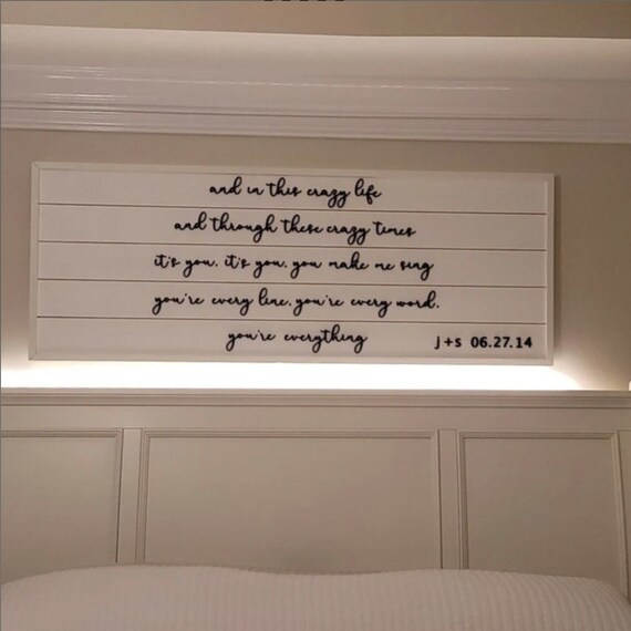 Custom Wood Sign Shiplap Wood Sign 3D Text Sign Custom | Etsy