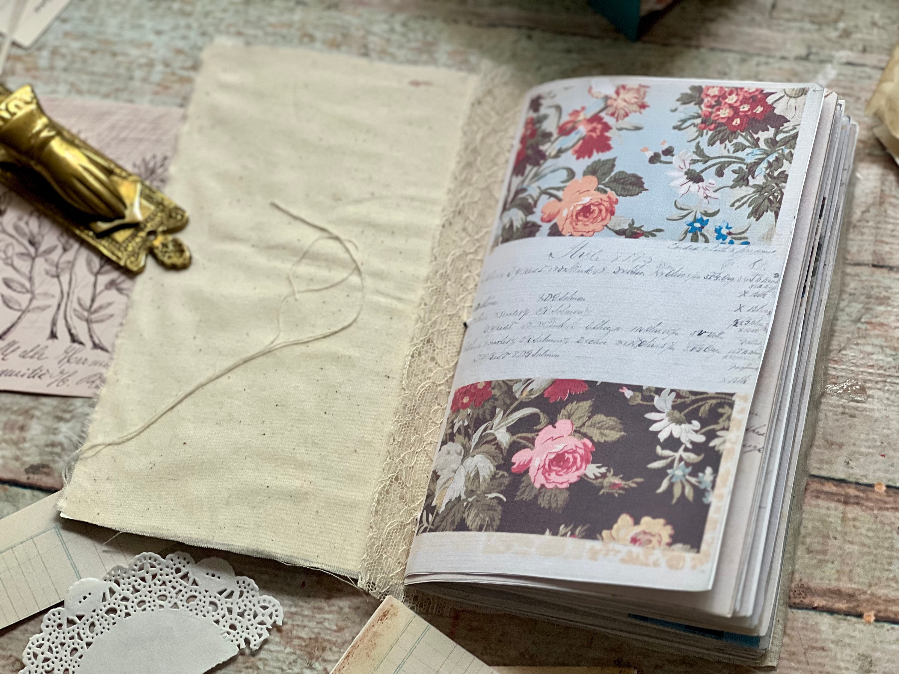Vintage Fabric Sample Book - Vintage Printables - Digital Download ...