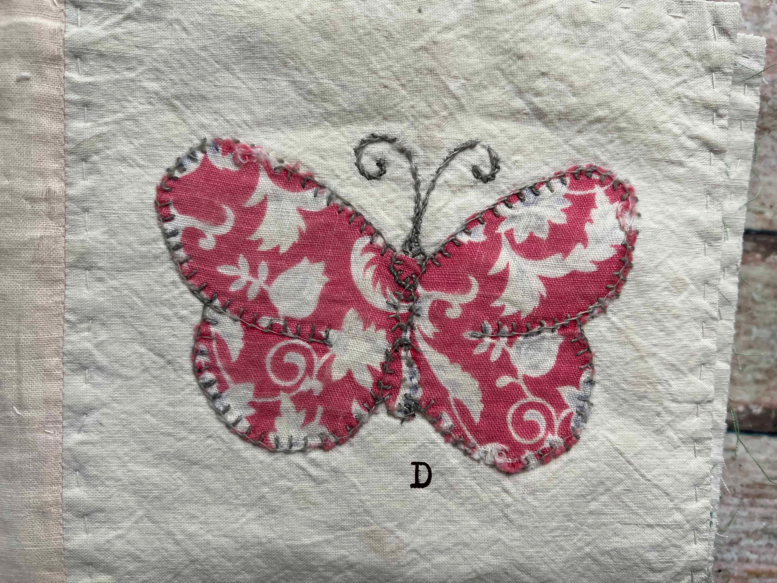 Vintage 1930s Butterfly Appliqué Butterfly Quilt Squares Vintage ...