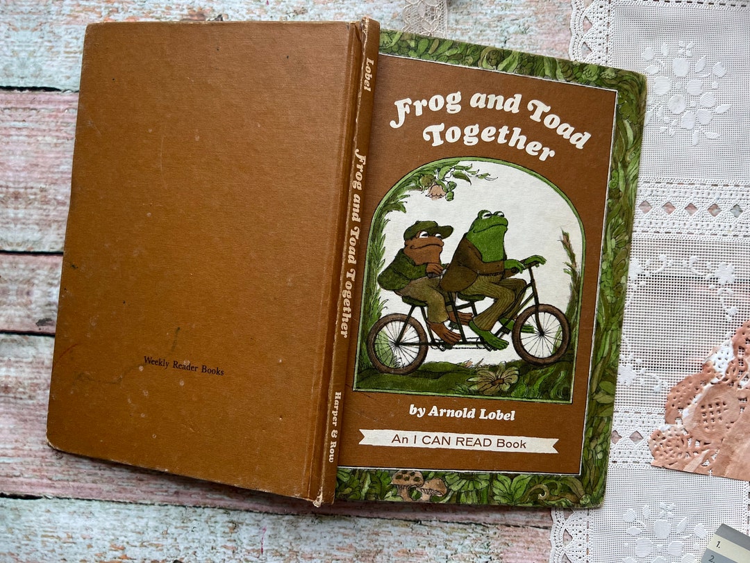 Vintage Book Frog and Toad Together 1972 Junk Journaling Antique Books ...