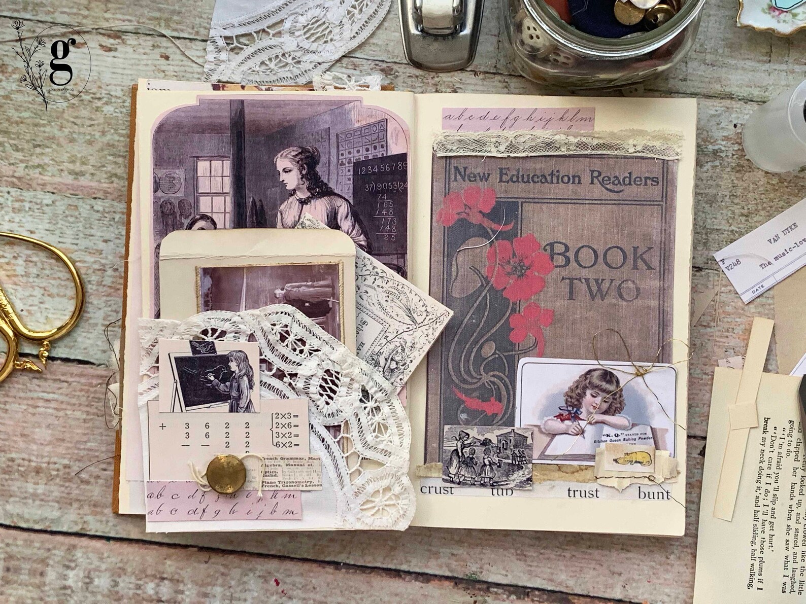 School Days - Vintage Printables - Digital Download - Graphics ...