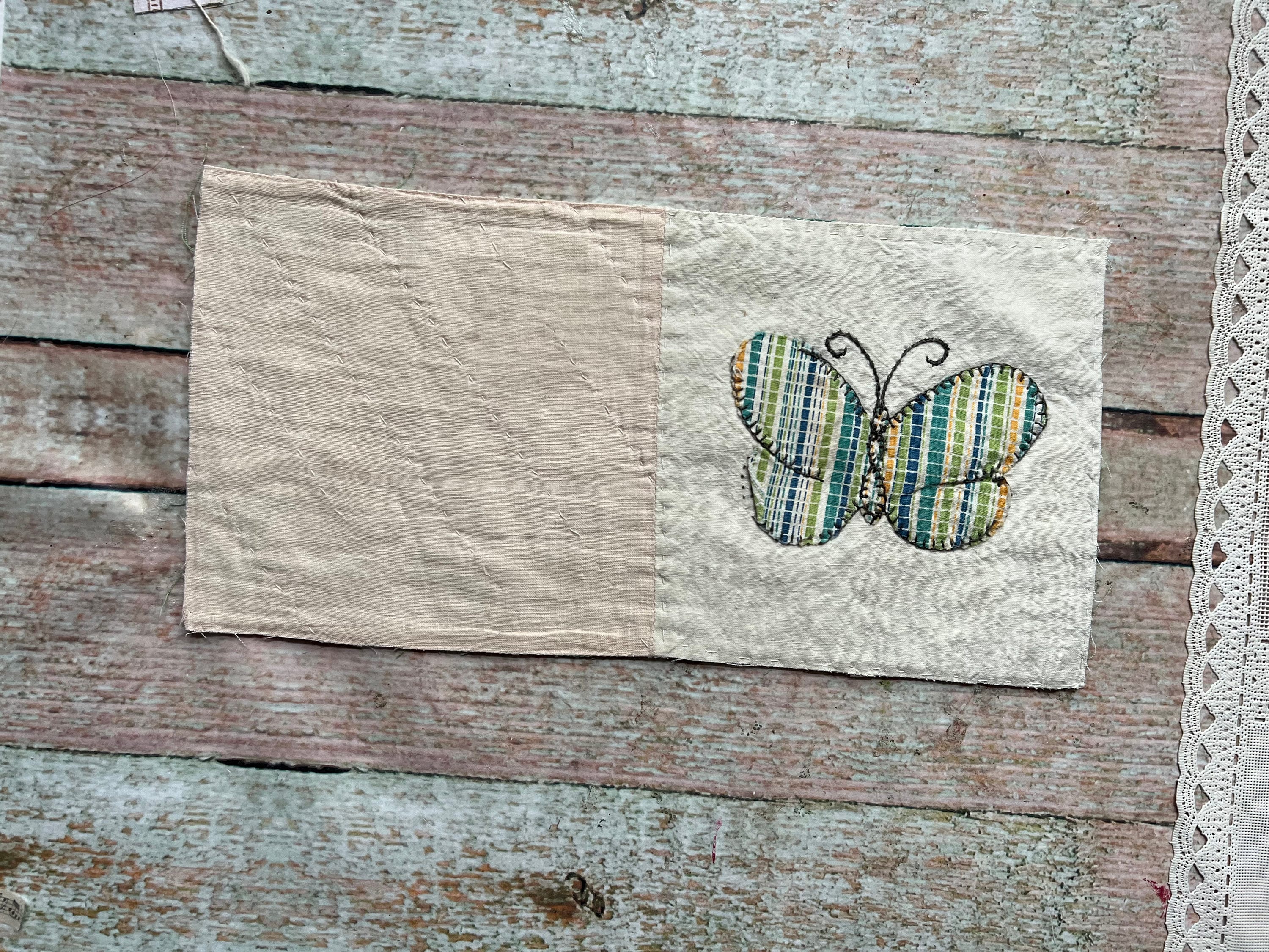 Vintage 1930s Butterfly Appliqué Butterfly Quilt Squares Vintage ...