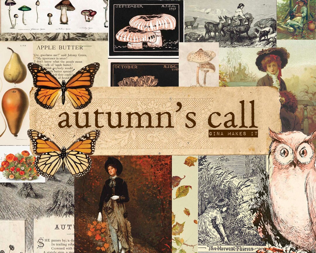 Autumn's Call - Vintage Printables - Digital Download - Graphics ...