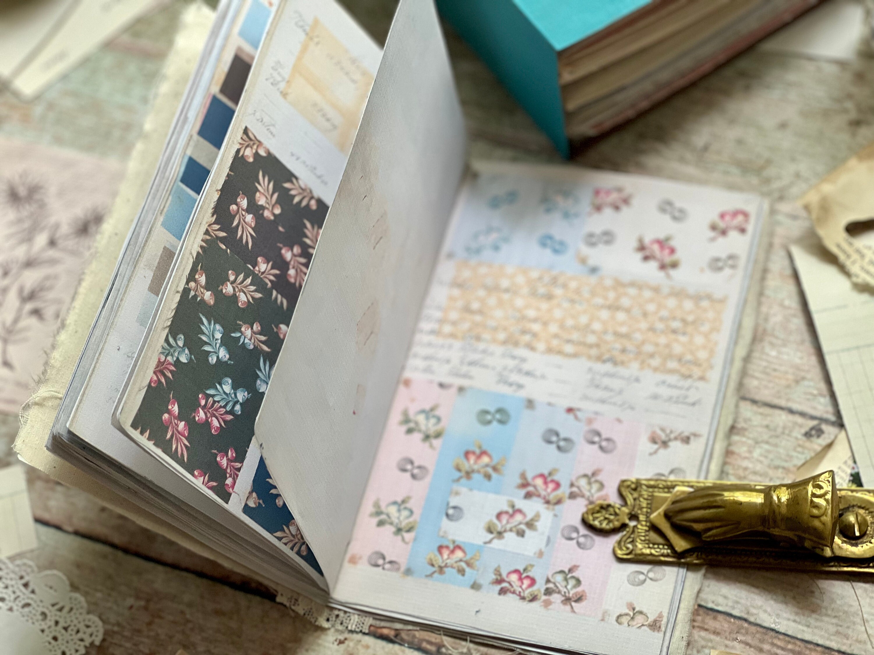 Vintage Fabric Sample Book - Vintage Printables - Digital Download ...