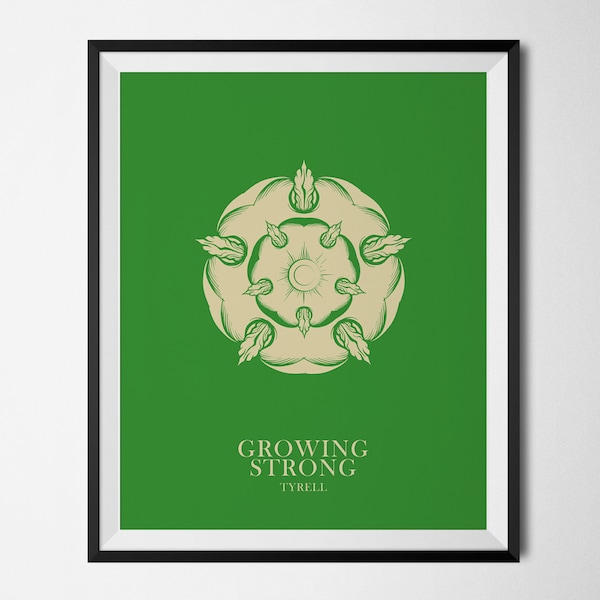 House Tyrell Sigil - Etsy