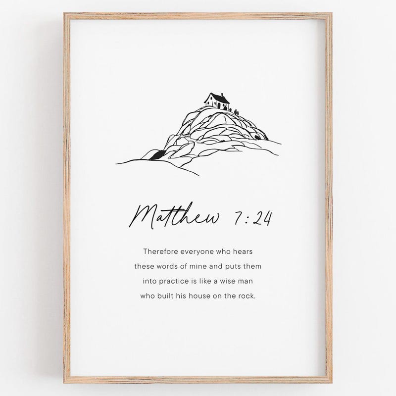 Matthew 7 7 - Etsy