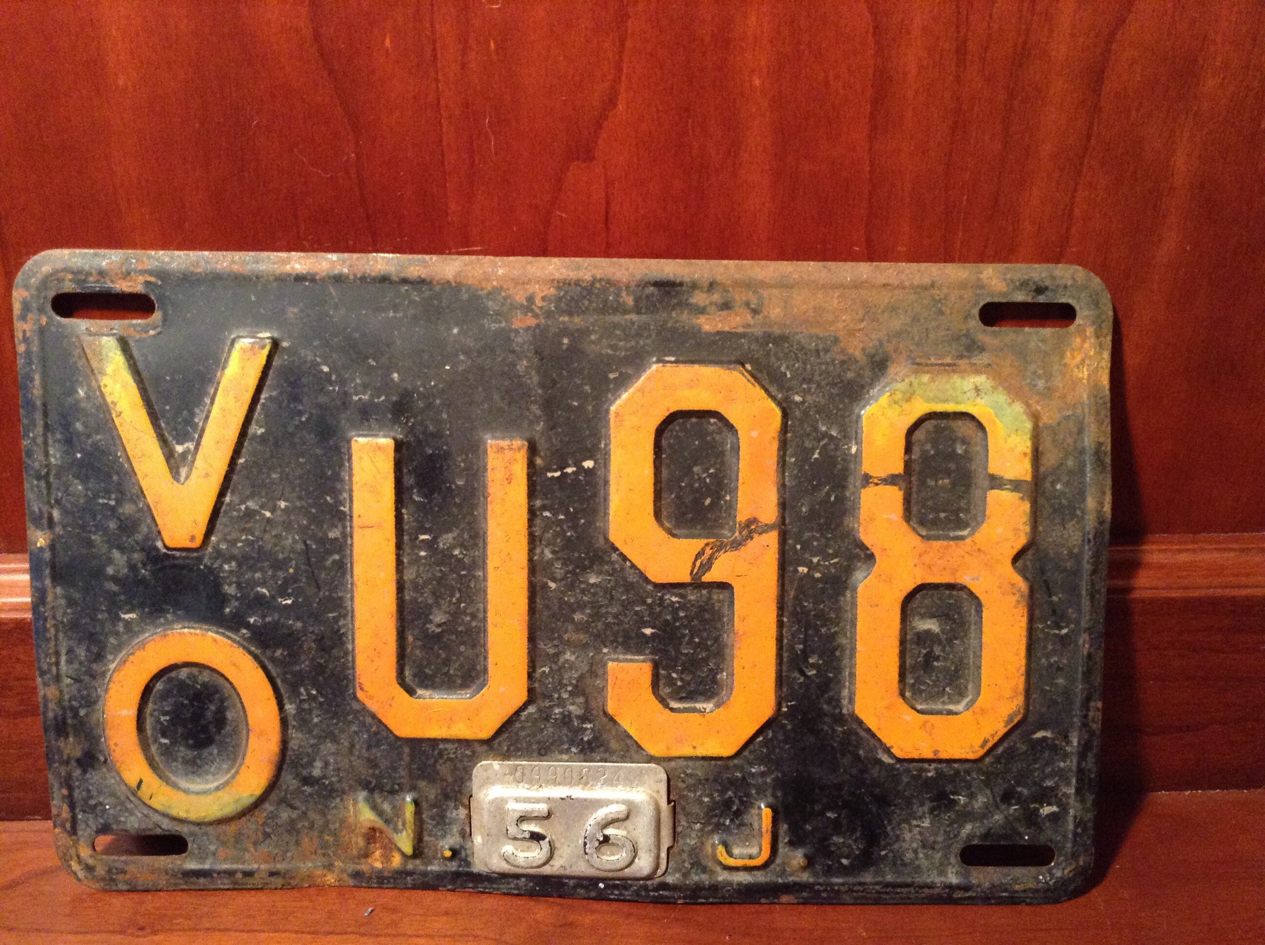 Vintage NJ 1939, 1941 and 1956 License Plates - Etsy