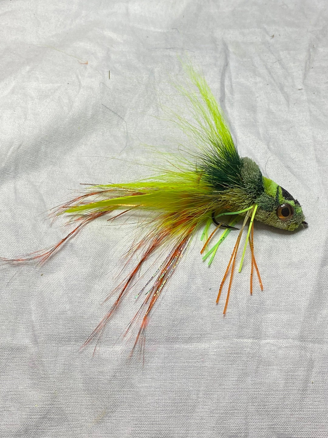 Deer Hair Diver, Bass Fly, Topwater Fly Fishing - Etsy