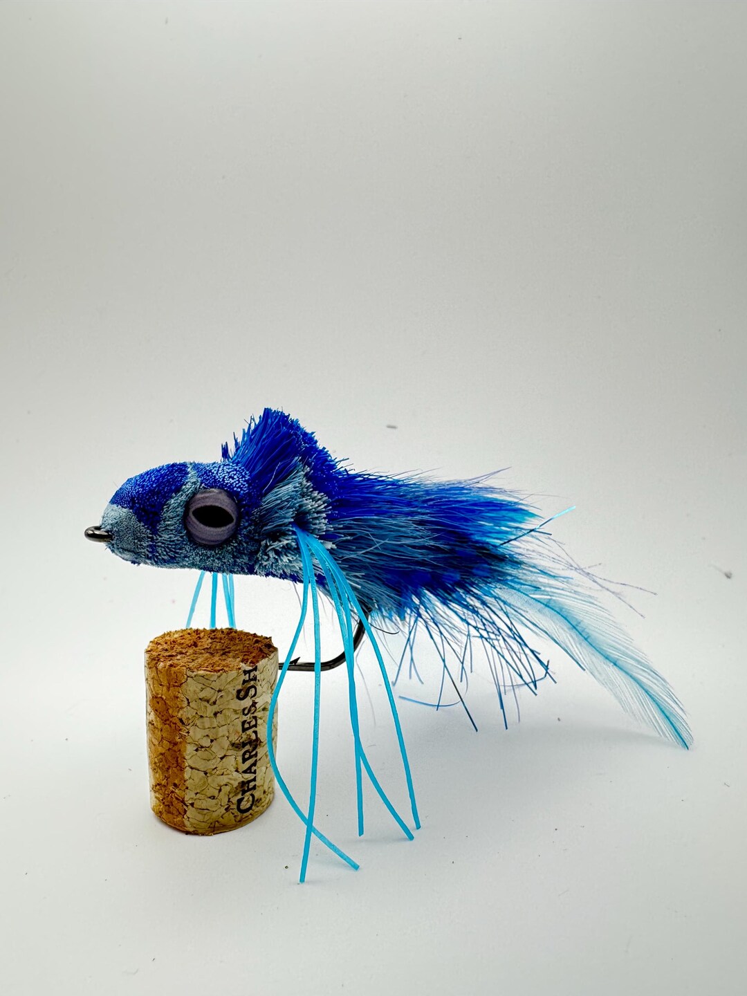 Blue Deer Hair Diver Fly for Largemouth and Smallmouth Bass Fishing - Etsy