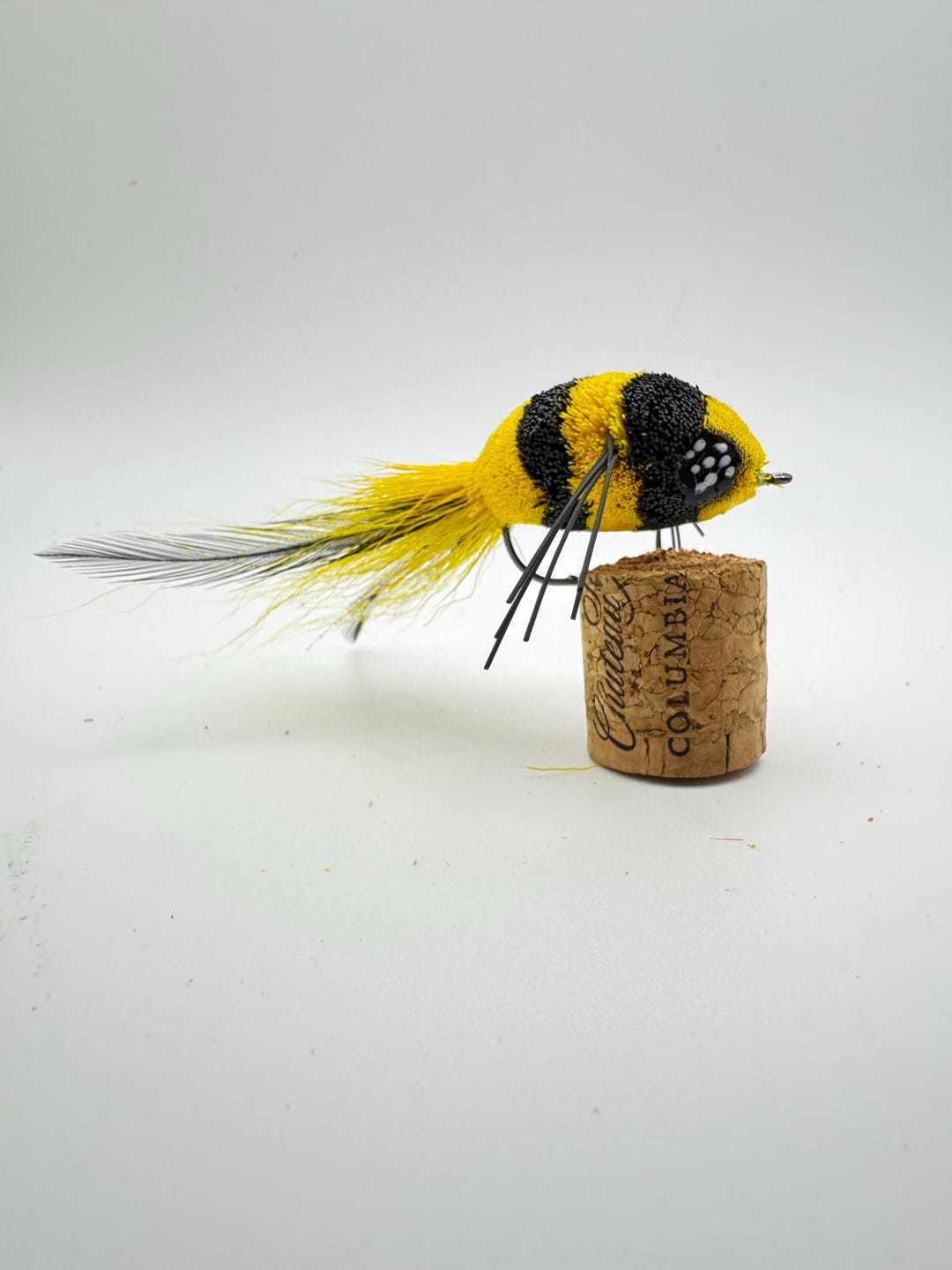 Deer Hair Buzzy Bee Fly: Topwater Bass & Trout Fishing - Etsy
