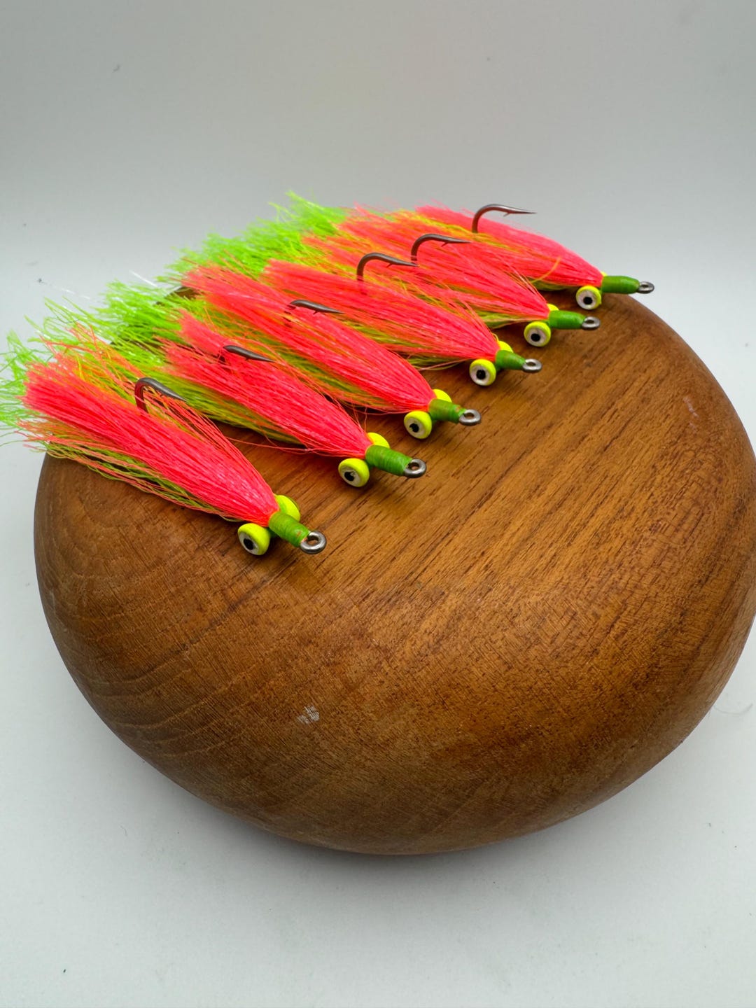 Lot de 6 mouches Kreelex Minnow - achigan à petite bouche, achigan à ...