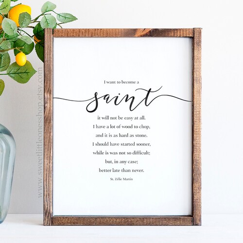 St Elizabeth of Hungary Quote Printable Wall Art Catholic Home - Etsy