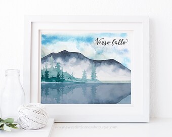 Verso L Alto Print - Etsy