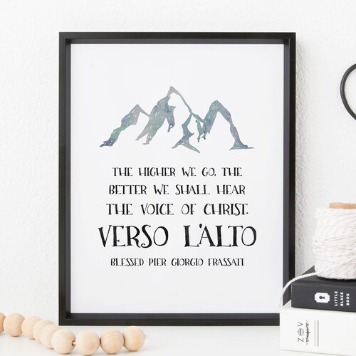 Verso L'alto to the Heights Printable Wall Art Pier - Etsy